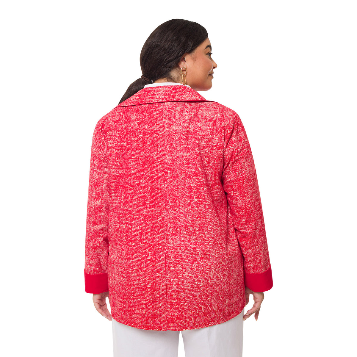 Stella A Line Jacket - Red – Winifred Mills